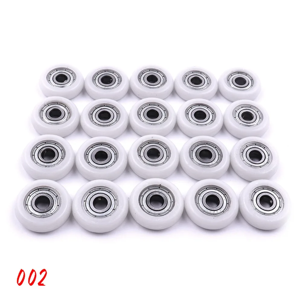 20 шт./лот 625ZZ белый POM& подшипник стальной шкив подшипника ...