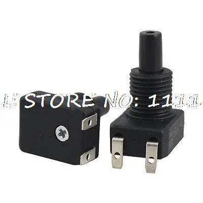 Horizontal 2 Pin Latching On/Off Push Button Canopy Switch AC 250V 3A ...