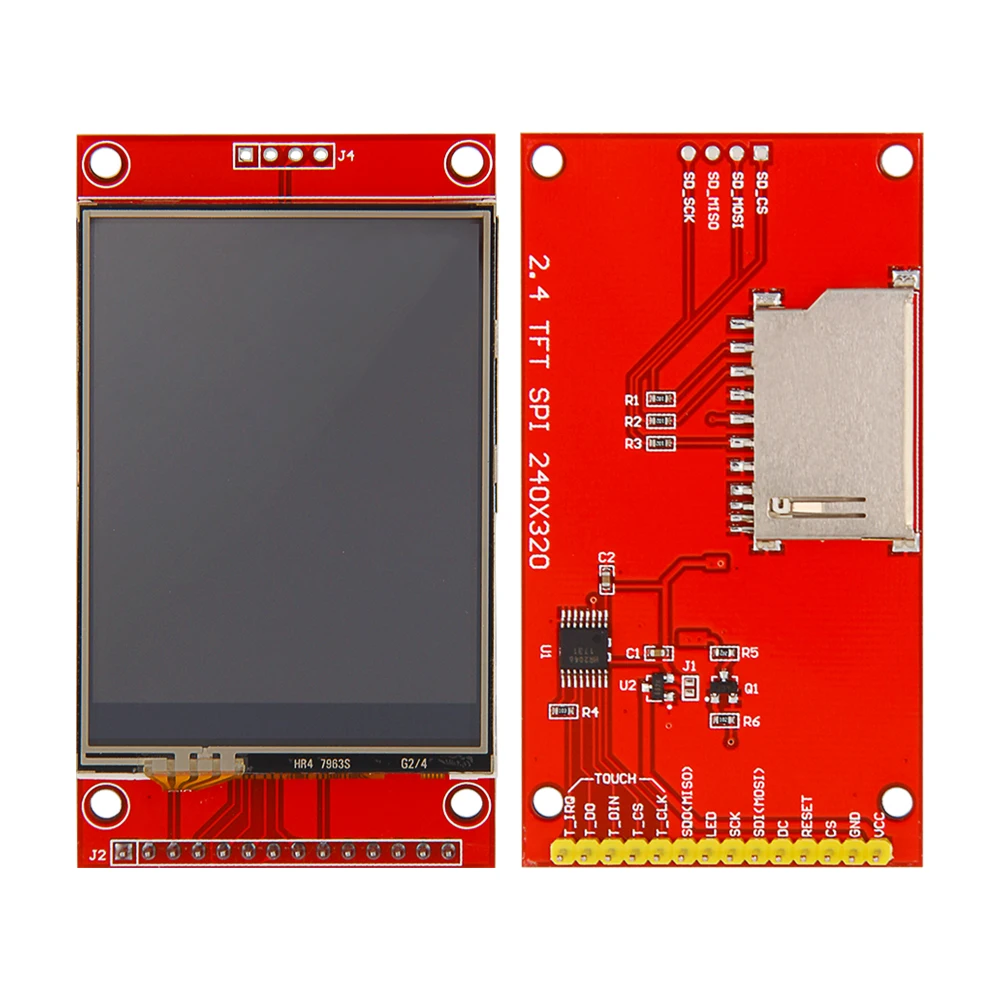2,4 pulgadas 320*240 SPI serie módulo TFT LCD pantalla de visualización con Panel táctil IC ...
