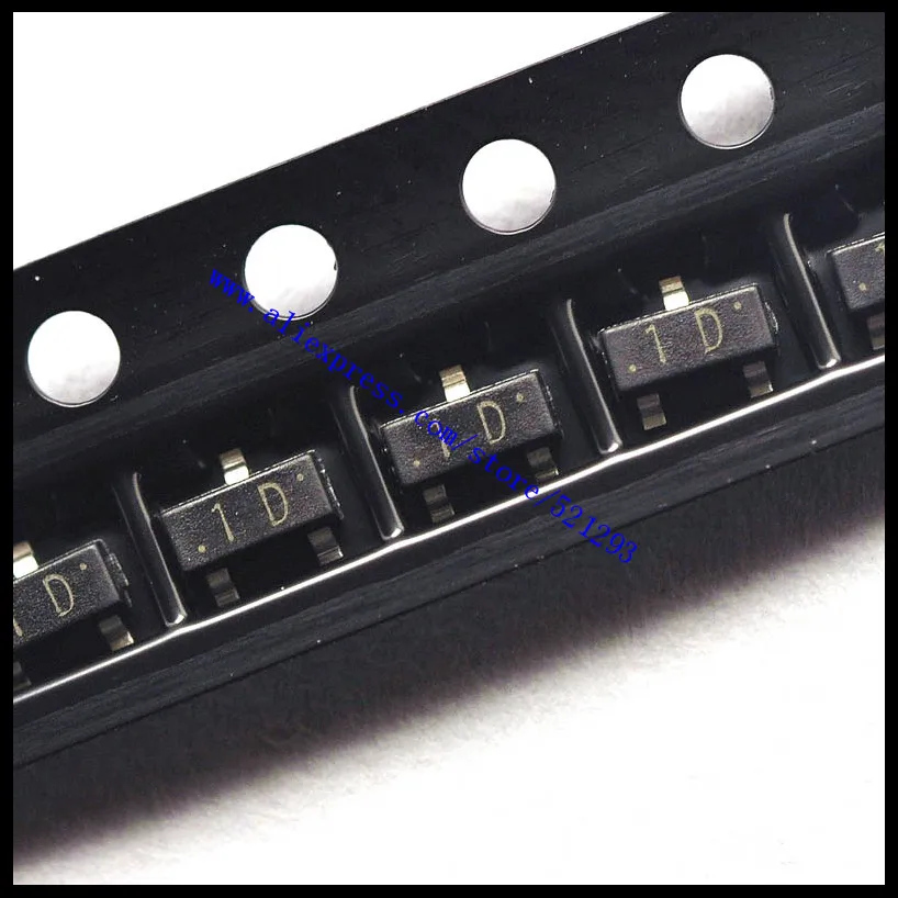 NEW MMBTA42 1D SMD transistor SOT23 0.3A 300V transistor 20PCS ...