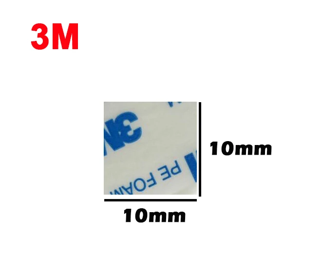 3M-1600T-PE-Foam-Double-Sided-Tape-White-Color-Acrylic-Square-Tape-Heat ...