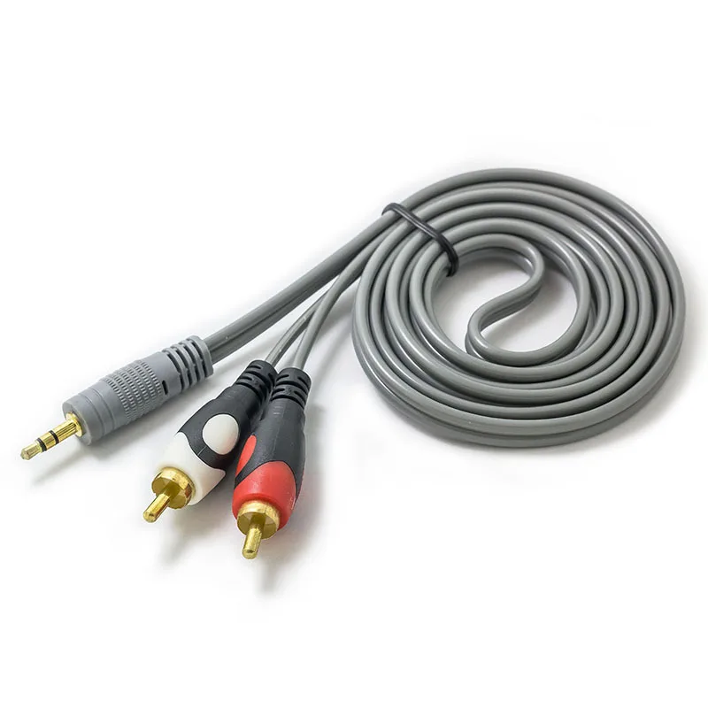 2RCA to 3.5 Audio Cable RCA 3.5mm Jack RCA AUX Cable for DJ Amplifiers ...