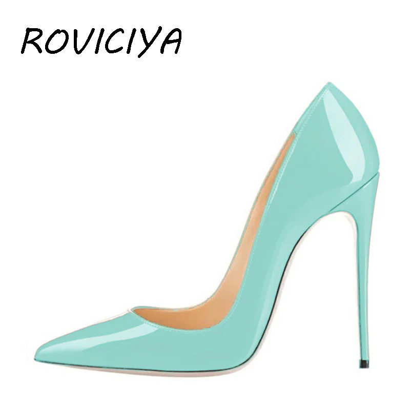 Classical Thin High Heels Women Dress Shoes 8/10/12 cm Heels Stilettos ...