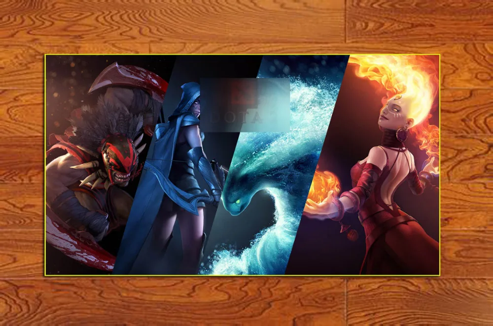 DT22F Game Poster dota 2 High quality Posters Prints (15" * 27")-in ...
