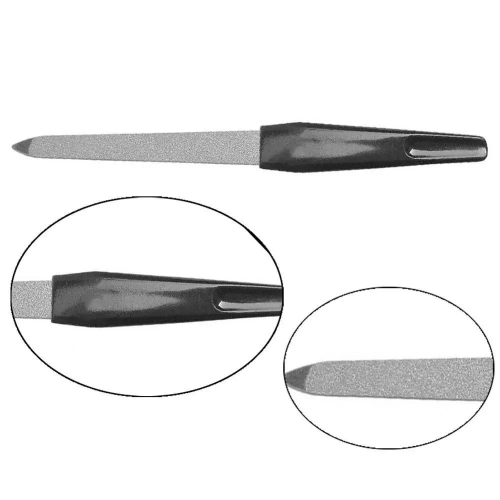 Metal Double Sided Nail Files Strong Edge For Manicure Pedicure ...