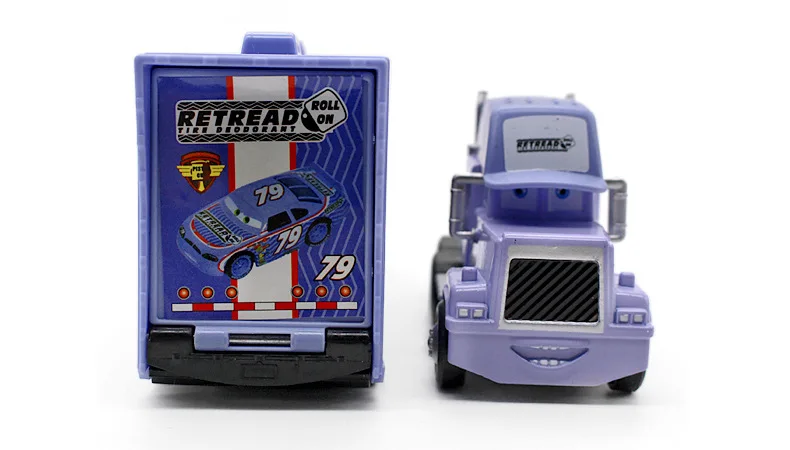 Pixar Cars Movie Diecast Car Truck Container Mack Uncle Blue No.79 ...