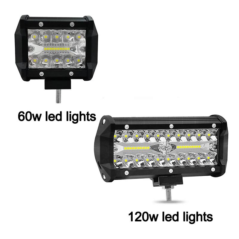 1pcs Car Led Light 6000k Auxiliary Lamp Car Working Lights 12v Daytime ...