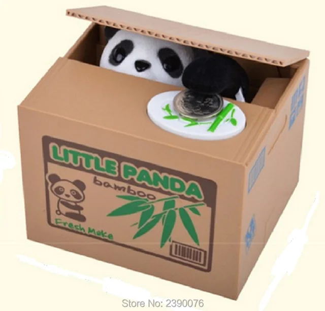 Aliexpress.com : Buy Mischief Saving Box Little Panda Saving Box Toy ...