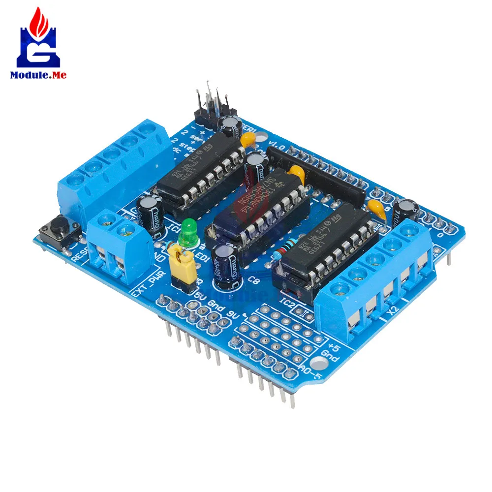 L293D L293 Motor Shield Stepper Driver Board Control Module Motor Drive ...