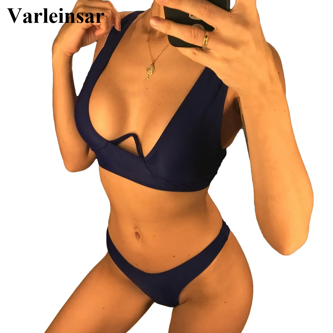 New V Bar Underwired Bikini Female Swimsuit Women Swimwear Two Piece V