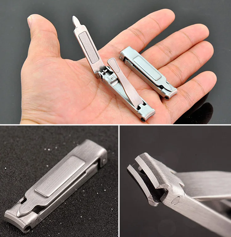 EDC ультра-тонкий складной ручной кусачки для ногтей Резак Триммер ...