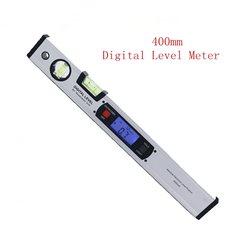 400mm Electrical Level Upright Inclinometer LCD Digital Angle Finder ...