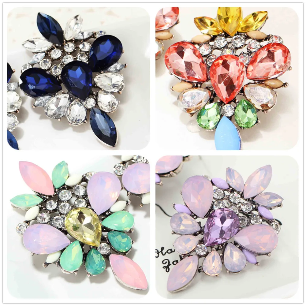 Glass Stud Earrings | Metal Stud Earrings - Women's Fashion Earrings ...