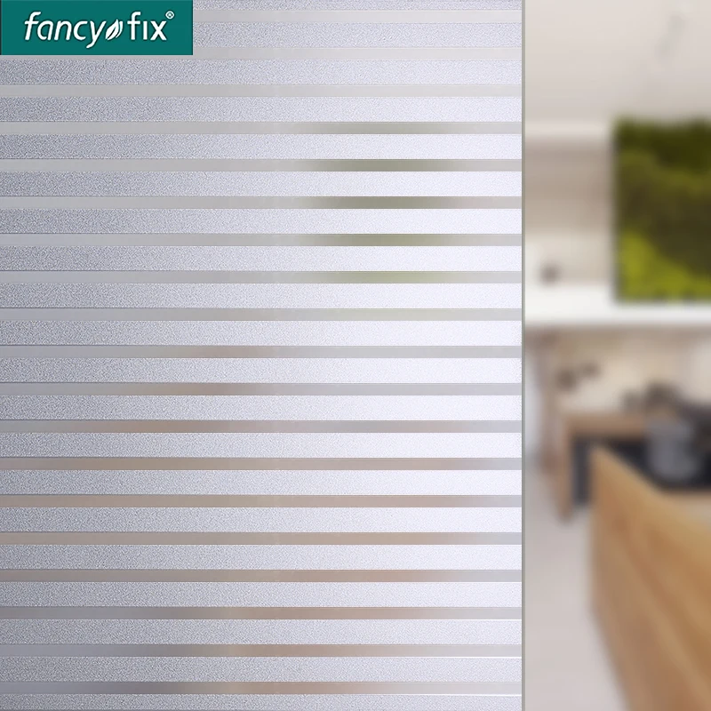 fancyfix Privacy Protection Stripe Frosted Window Glass Sticker PVC No ...