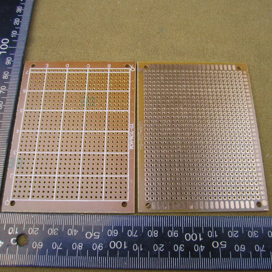 10pcs breadboard 7*9CM 2.54MM Hole hole plate universal plate Circuit ...