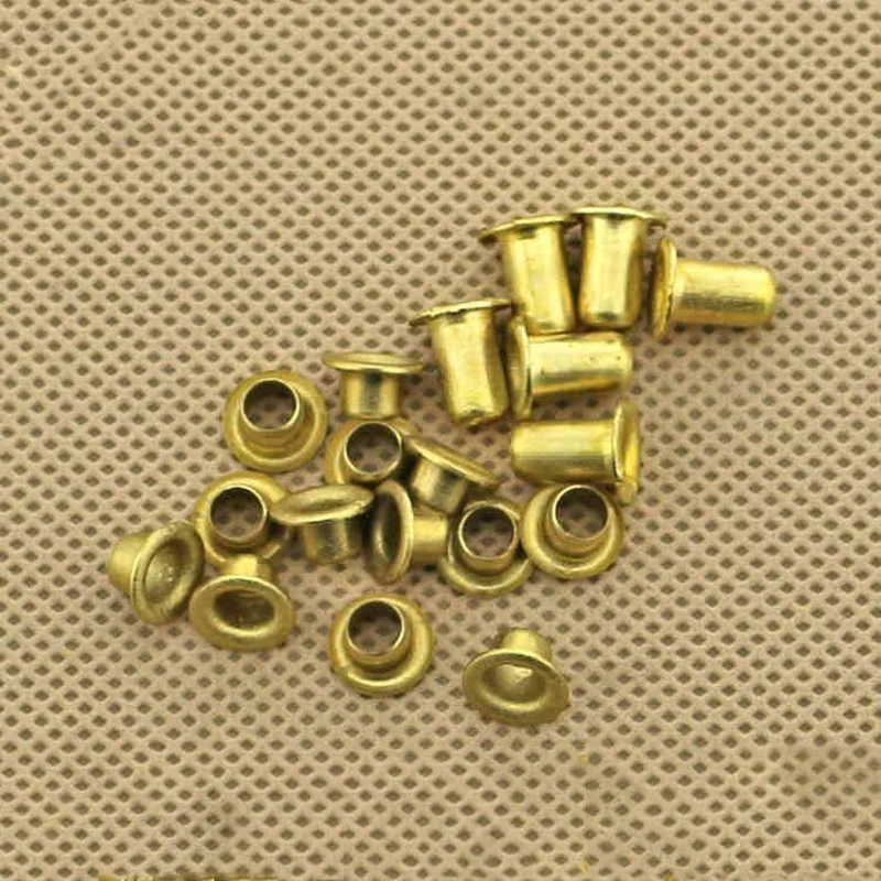50PCS M3.2/3.5 GB876 Hollow Copper Rivets / Rivet/Copper Chicken Rivets ...