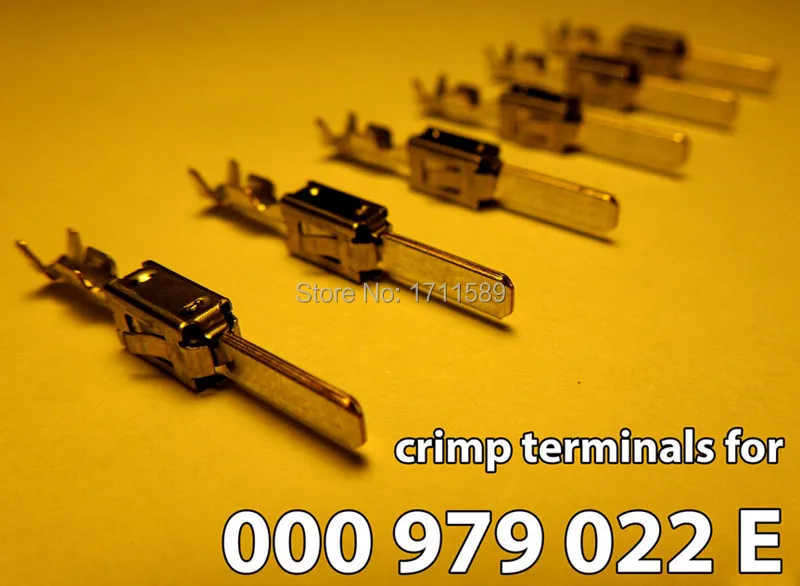 VOLKSWAGEN VW Skoda Seat Audi set of 6 crimp terminals (pins) for ...