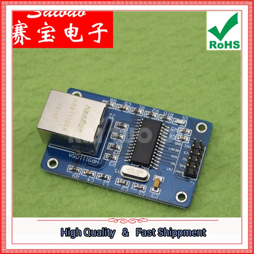 ใหม่ Original ENC28J60เครือข่ายโมดูล Spi อินเทอร์เฟซ Ethernet Board (C6B3)|board module|board ...