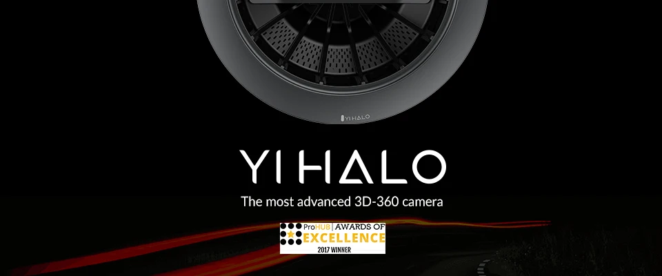 Yi Halo Vr Camera 3d-360 Camera 5ghz Wi-fi 2.2 Inch Lcd Touch Screen ...