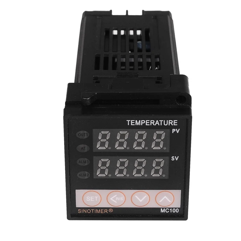 SINOTIMER MC100 0-10V Analog Output Universal Thermocouple PT100 Input Digital PID Temperature ...