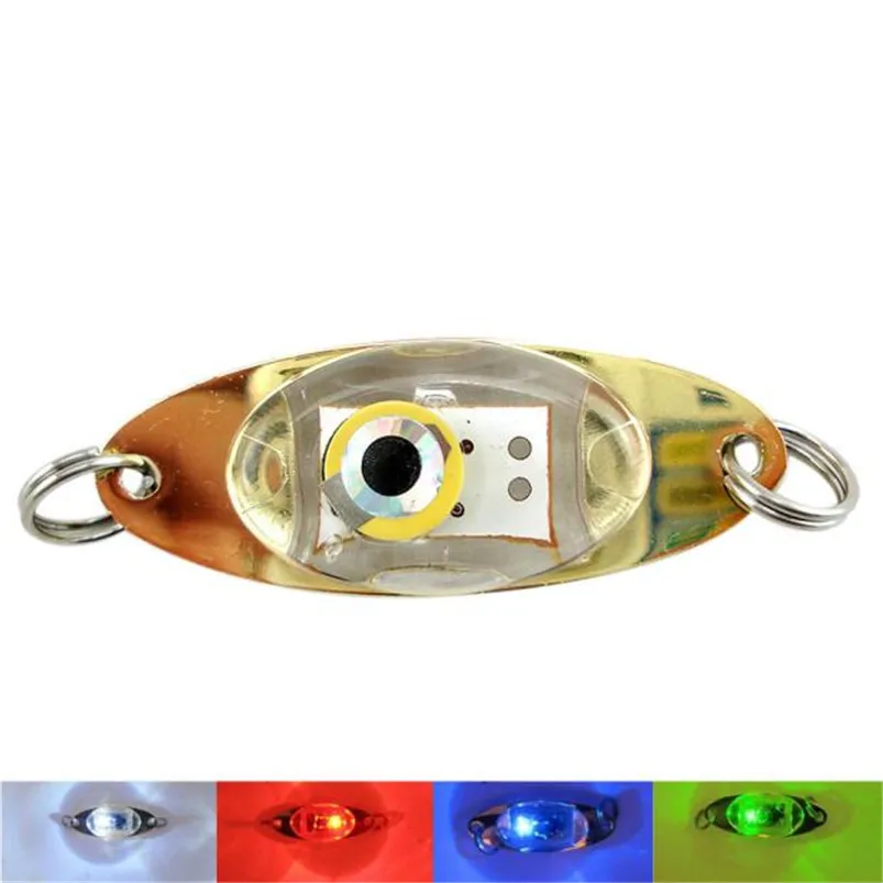 New Fishing Lure Lamp LED Deep Drop Underwater Eye Shape Fishing Squid ...