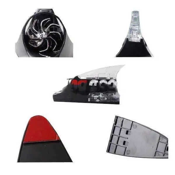 Dimona, funciona con viento, 30LM, 12 LED, luz LED para coche, alerón ...