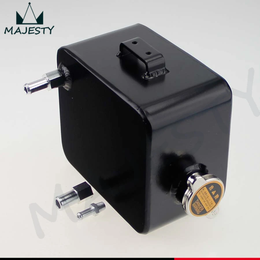 Aluminium Universal 2 Litre Polished Alloy Header Expansion Water Tank ...