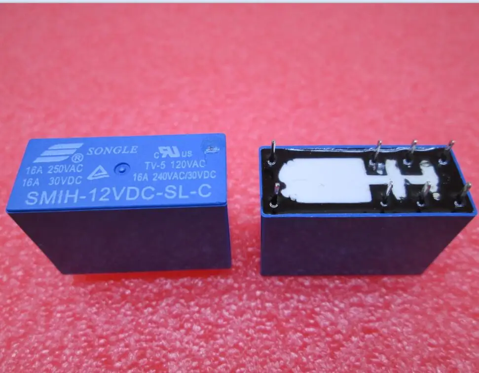 HOT NEW relay SMIH 12VDC SL C SMIH12VDCSLC SMIH 12VDC 12VDC 16A 250VAC ...