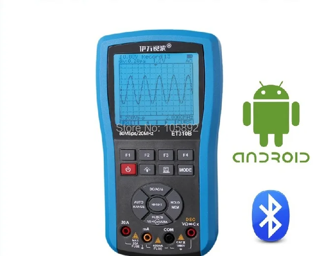 2 In 1 Handheld Digital Storage Oscilloscope True Rms Digital