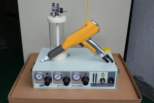 electrostatic powder coating hopper experiment Mini small paint powder ...