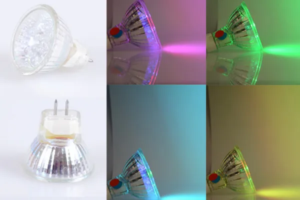 MR16 LED spotlight red MR11 12v blue colorful green spotlight MR16 220v ...