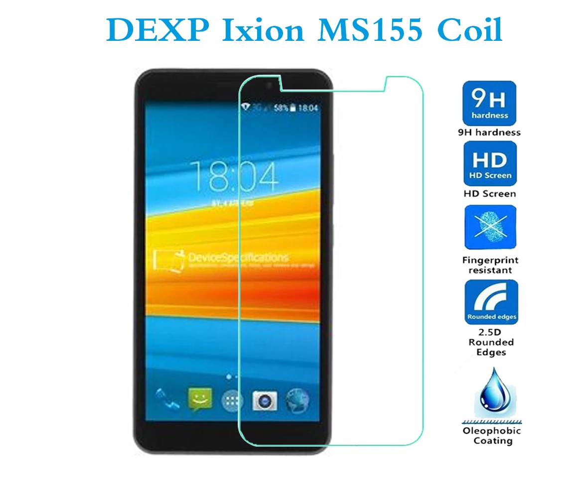 Vidrio templado para DEXP Ixion MS255 elemento ES950 Hipe X335 ES355 Lce ES355 Lce ES255 ...