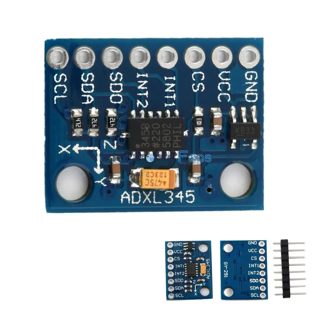 Buy Gy 291 Adxl345 3 Axis Digital Gravity Sensor Acceleration Module Tilt