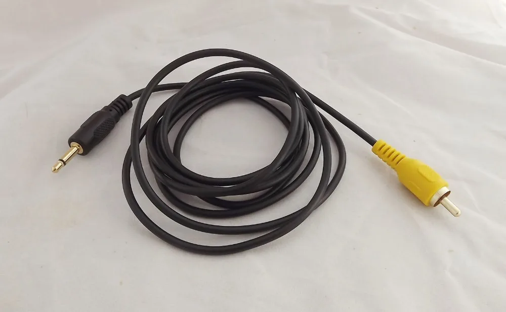 1pc 6ft 3 5mm 1 8 Mono Male Mini Plug To Rca Male Audio Adapter Cable