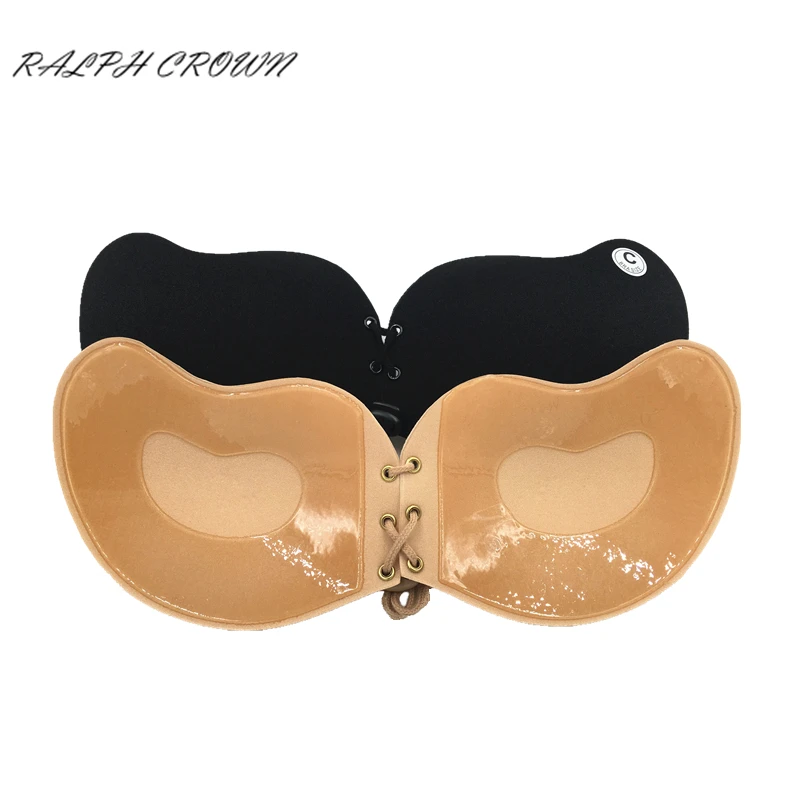 Sexy women Invisible Bra Strapless Push Up Bra Silicone Mango Shape ...