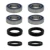 Both Rear Axle 4 Wheel Bearing 4 Seal Kit For Suzuki Atv King Quad 300 ...