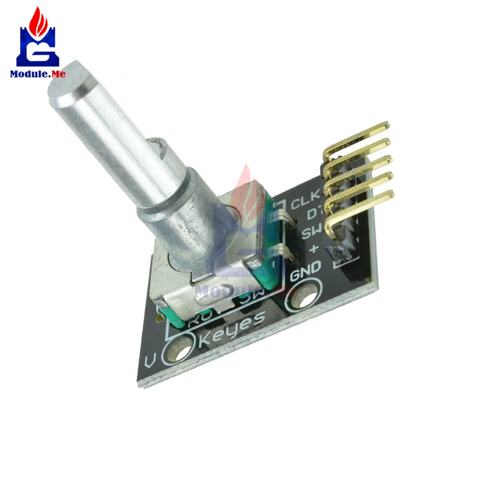 2pcs Ky 040 360 Degrees Rotary Encoder Module For Arduino Compatible Brick Sensor Module Switch