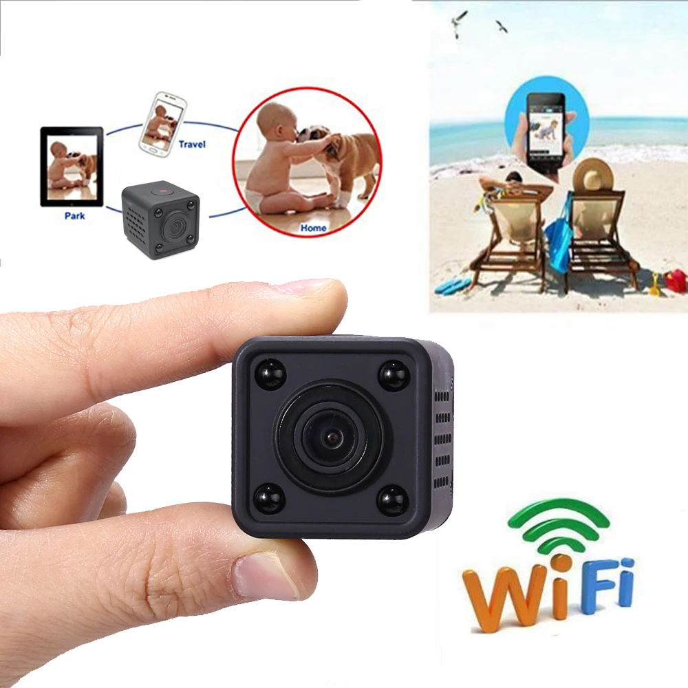 Wifi Ip Mini Camera Wireless 1080p Hd Infrared Micro Ir Night Vision Body Camera Magnetic Motion