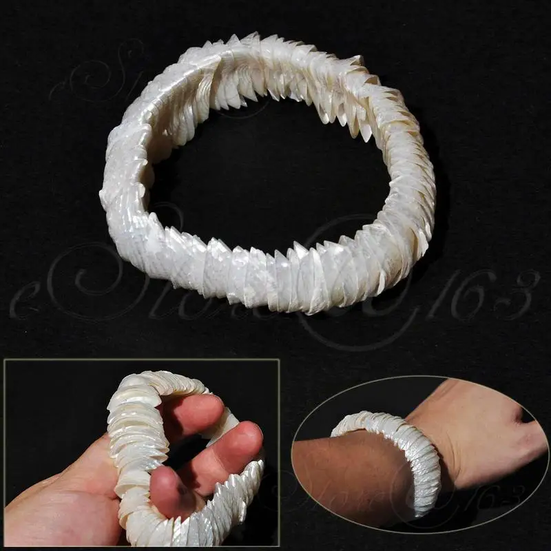 Cool Fashion Natural Conch Shell Bracelet Hand Made Seashell Make Up ...