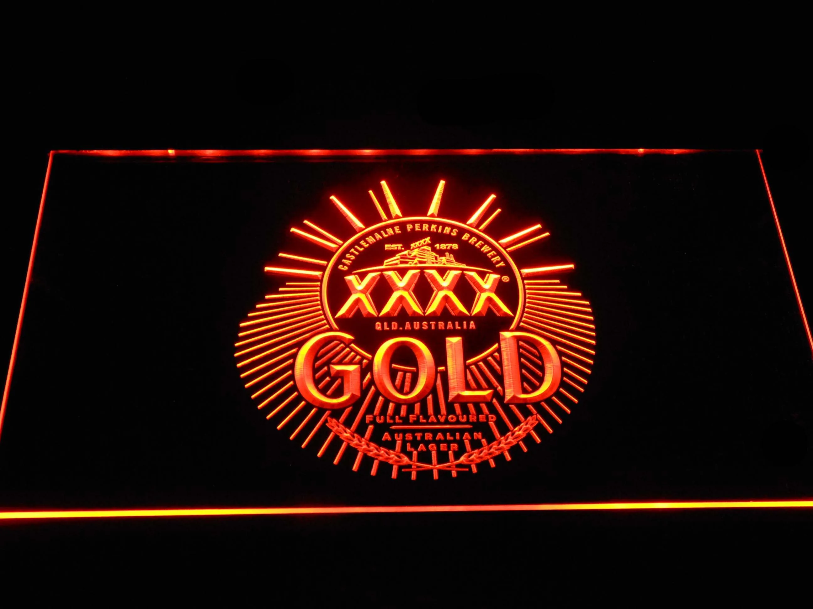 A276 Castlemaine Xxxx Gold Led Neon Light Signs With On Off Switch 7