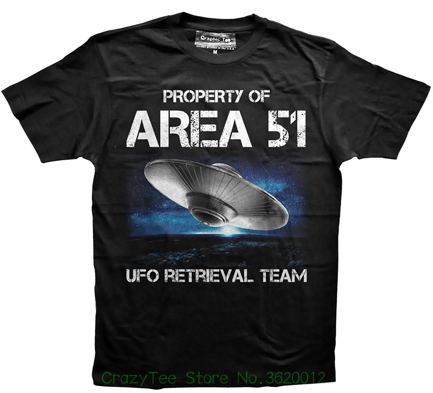 Aliexpress.com : Buy Mens Tops Cool O Neck T shirt Ufo T shirt , Area ...