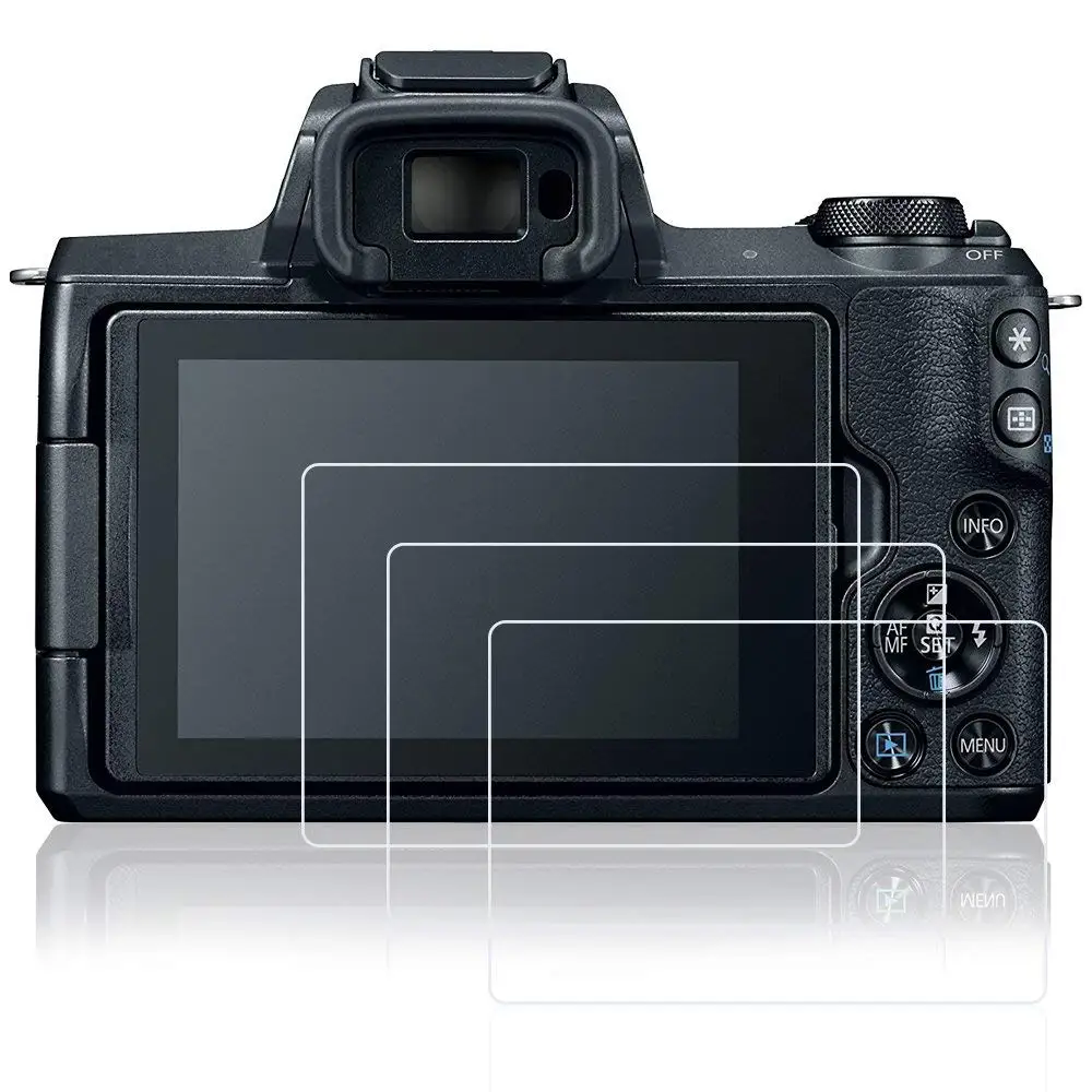 Protectores de pantalla para Canon EOS M50, Anti scratch películas de protección para DSLR ...