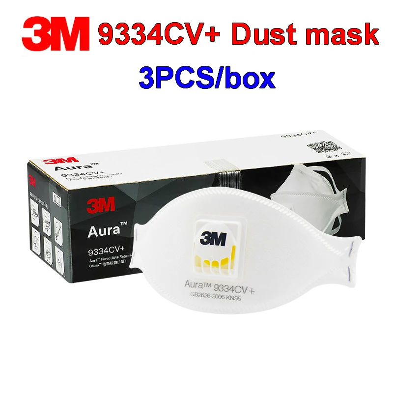 3M 9334+ Aura Respirator dust mask EU FFP3 level Oily and non-oily ...