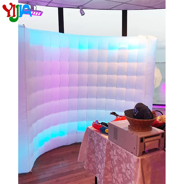 Wedding, party backdrop 10ft*8ft inflatable LED wall white color ...