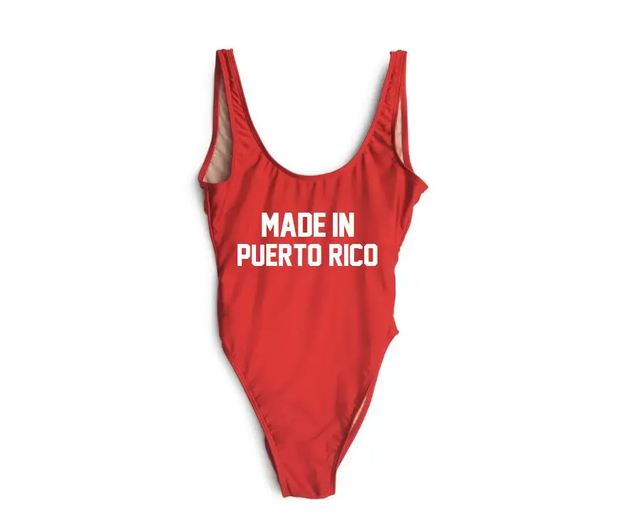MADE IN PUERTO RICO 2019 Bathing Suit Women Swimwear One Piece Swimsuit ...