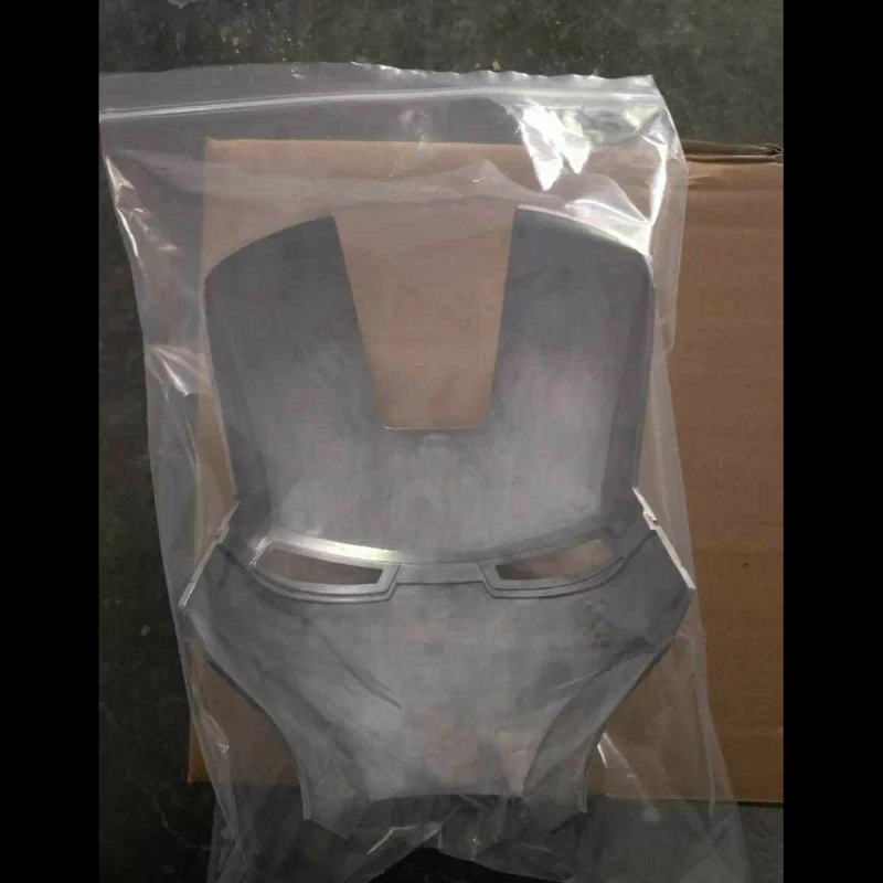 Iron Man MK2 Alloy Mask 1/1 Face A Platform Collectibles Aluminum alloy ...