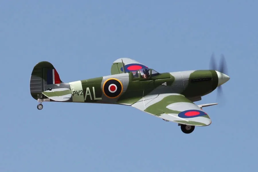 Fms 800mm / Mini Warbird Spitfire V2 Pnp Duralble Epo Scale Radio ...