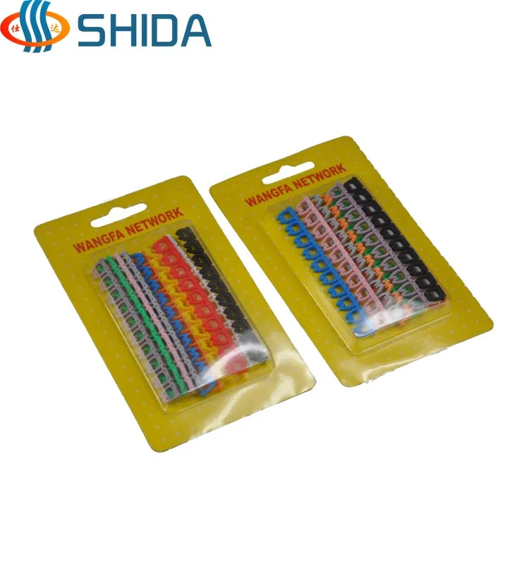 5 Sets Of Cable Label Marker Colorful Coded Cable Marker Clip On Cable ...