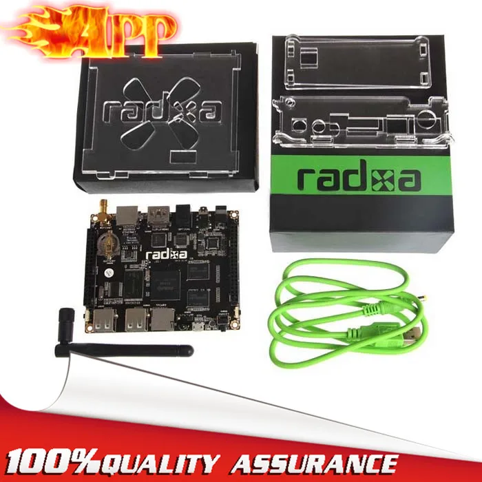 Radxa Rock RK3188 Based SBC,ARM Cortex A9 Quad Core Main Board and Wifi ...