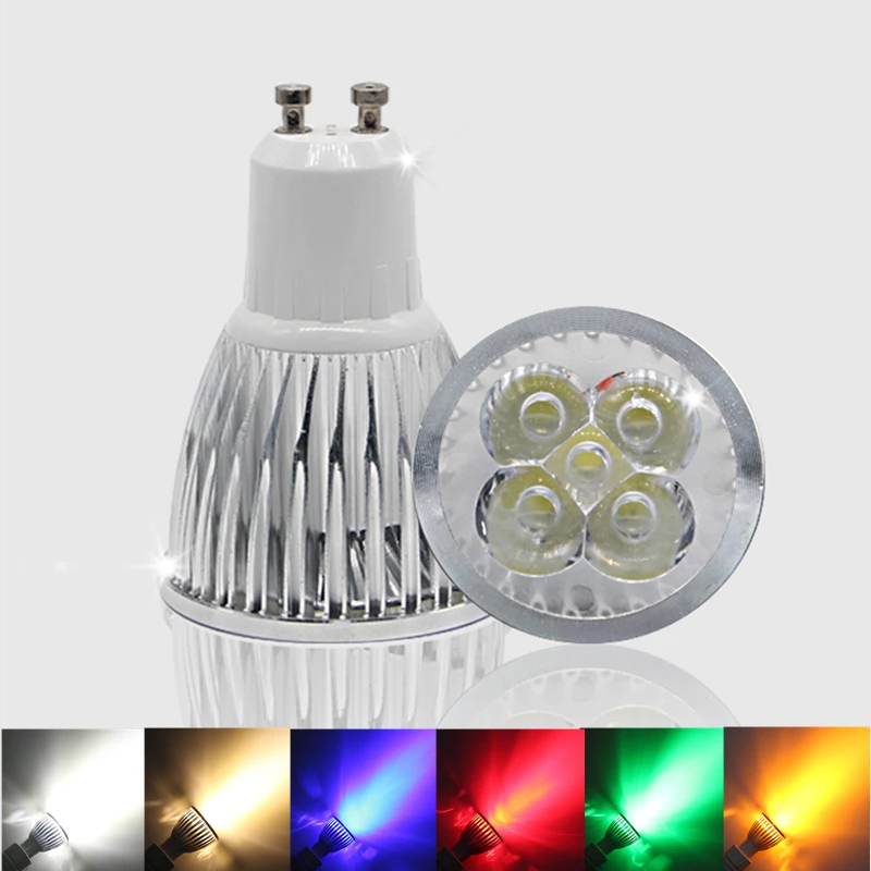 lighting GU 10 LED Spotlight Not Dimmable LED Lamp 3W 4W 5W 110V 220V ...